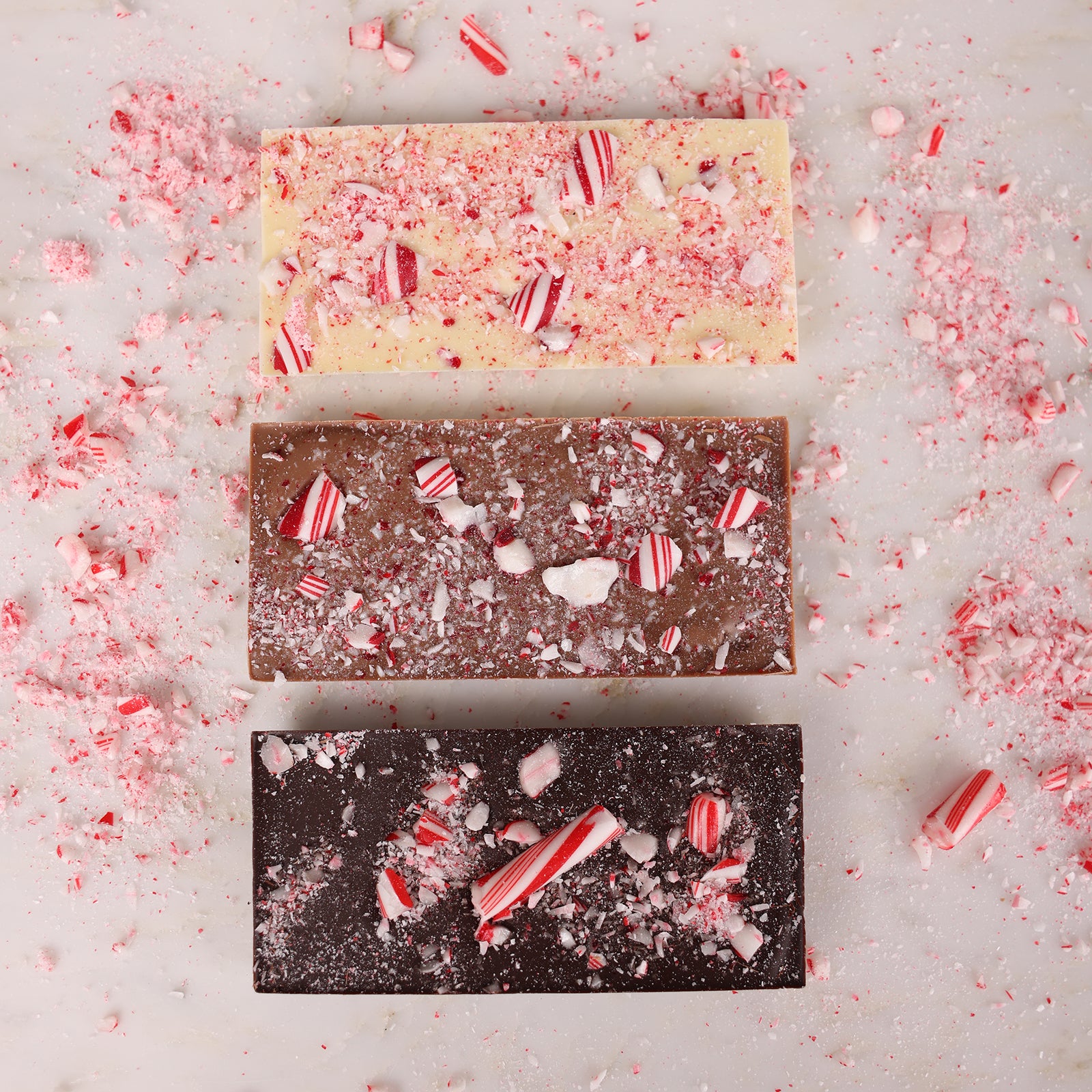 HOLIDAY Peppermint 3 Bar Bundle – GoldenSpoonChocolates